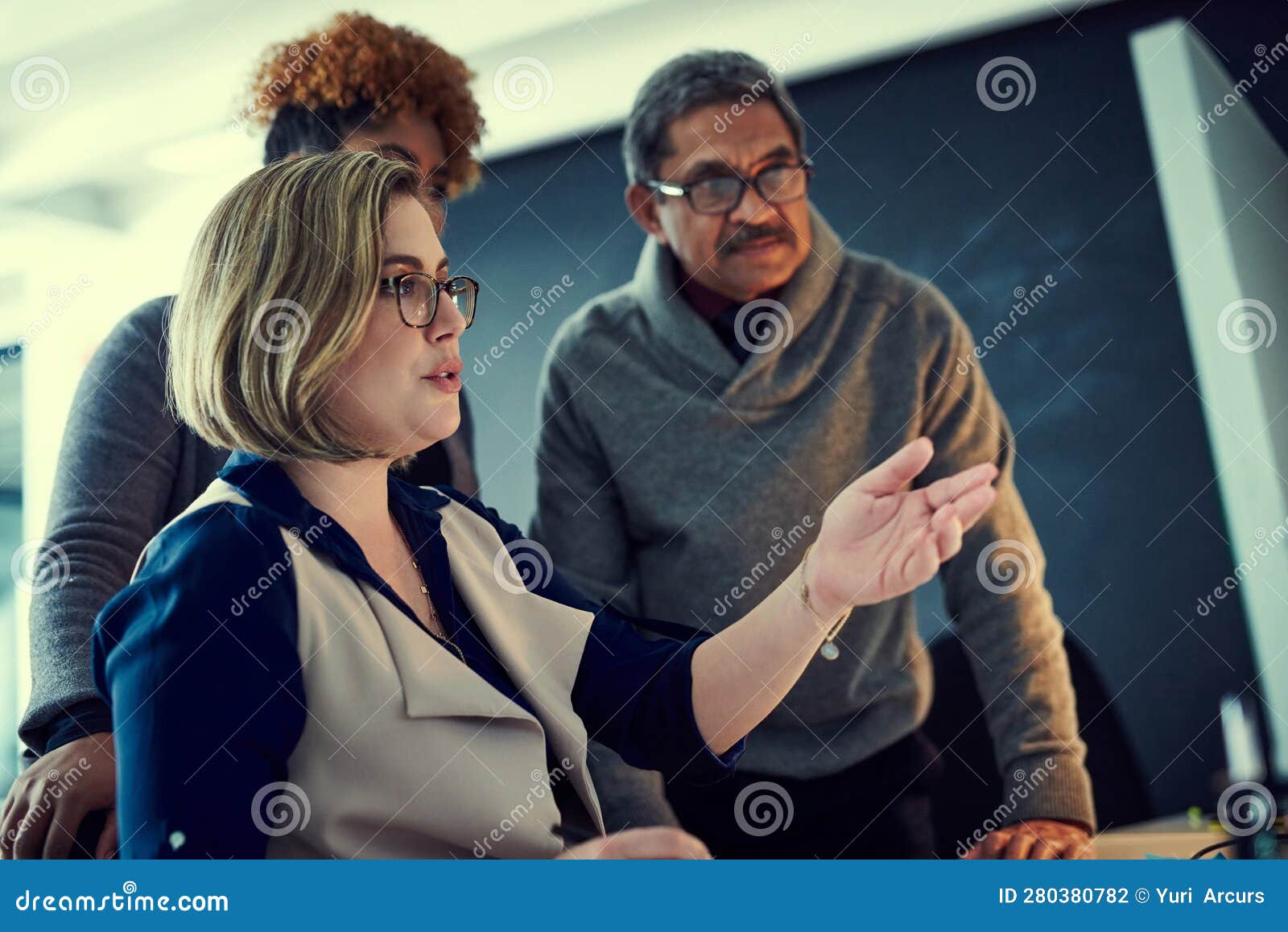 Gathering Everyones Input for the Project. a Group of Businesspeople ...