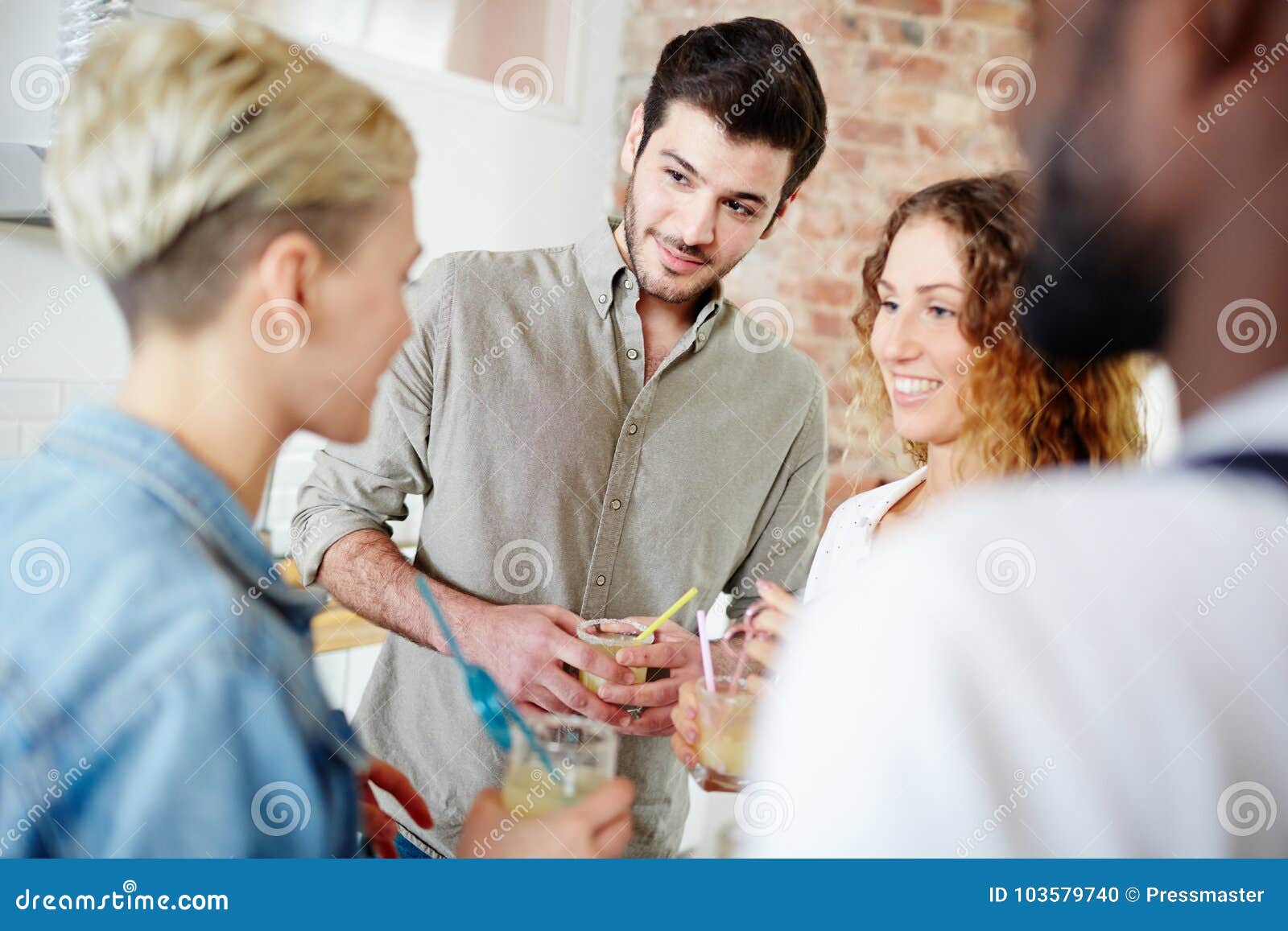 Gathering at home stock photo. Image of conversation - 103579740