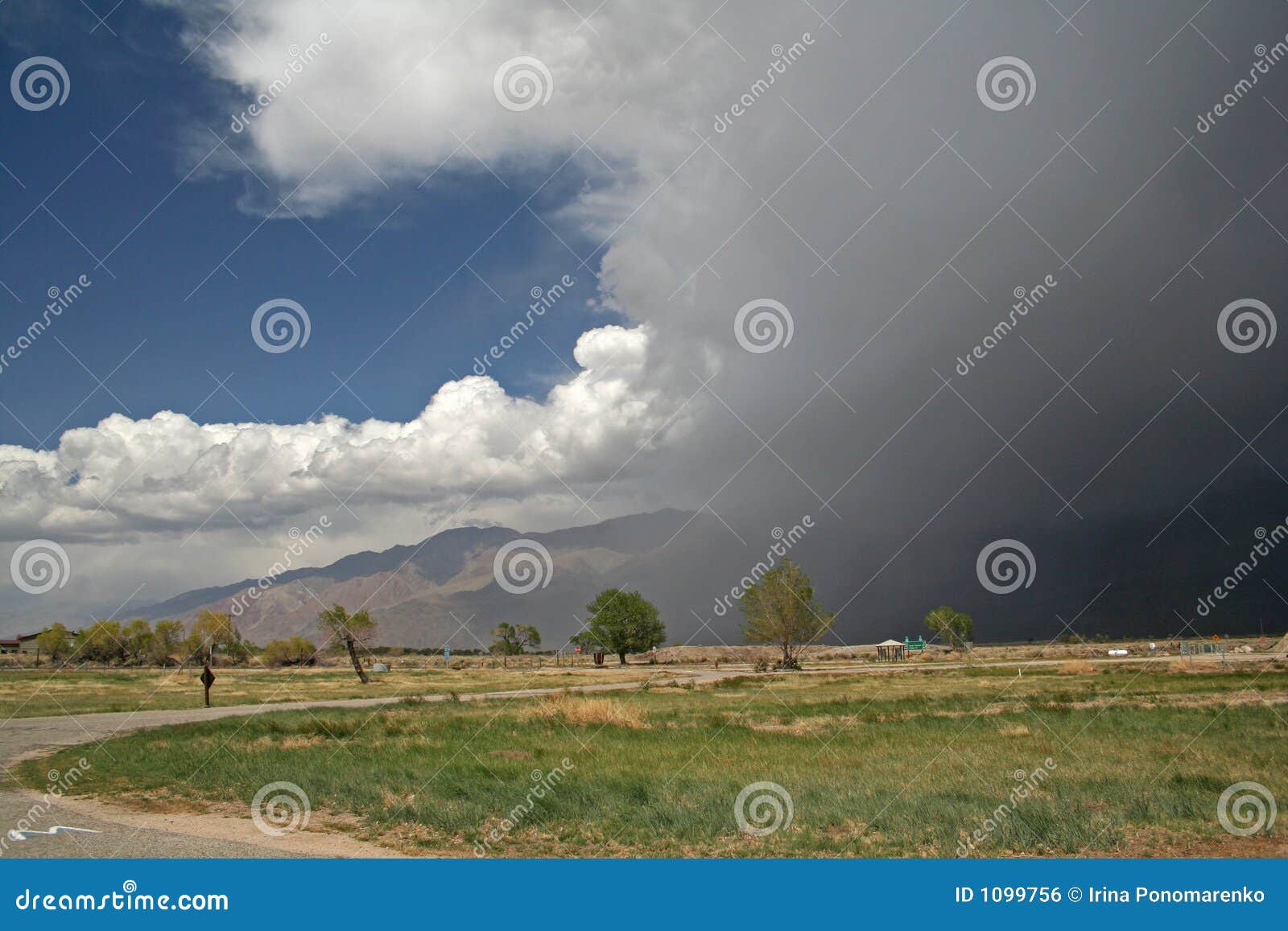 Gathering storm stock photo. Image of clouds, mountains - 1099756