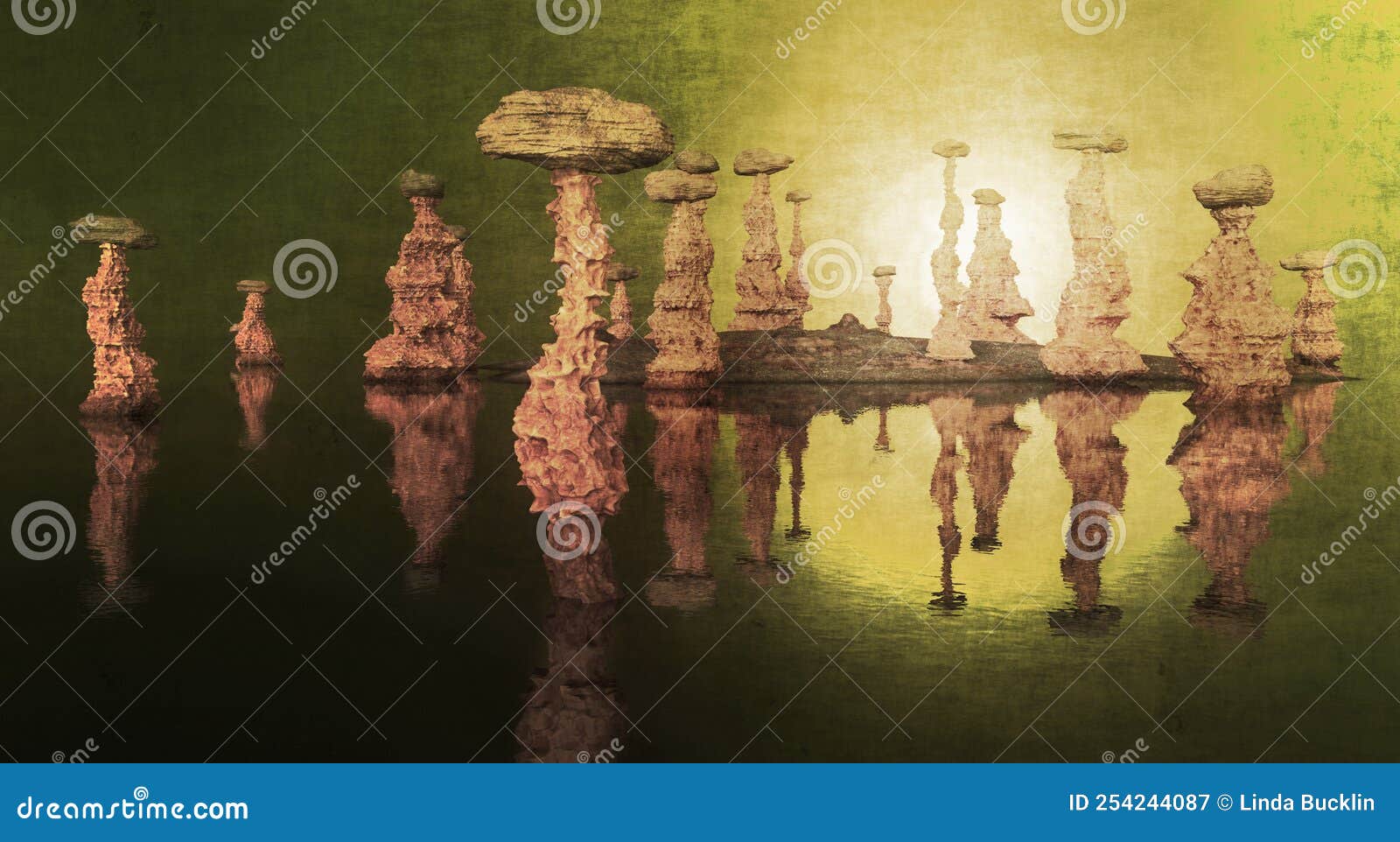 The Gathering stock illustration. Illustration of pillars - 254244087