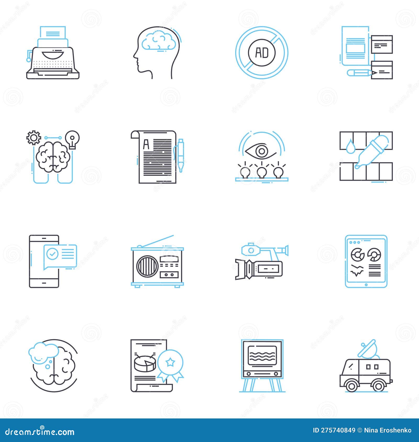 Convocation Line Icons Collection. Ceremony, Graduation, Commencement ...