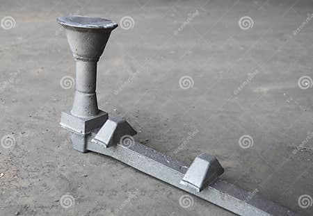 Gating System in Iron Casting Process Stock Image - Image of defect ...