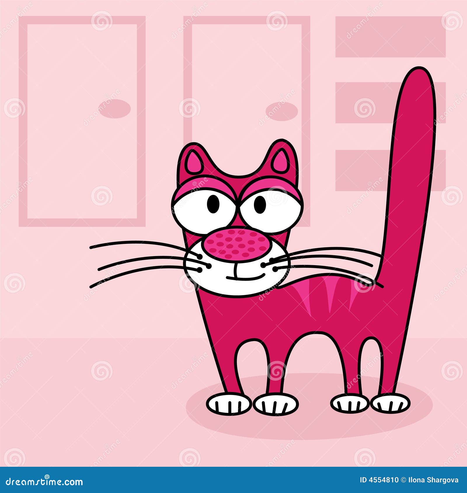 Gato Cor-de-rosa Imagem. Imagem: 4554810