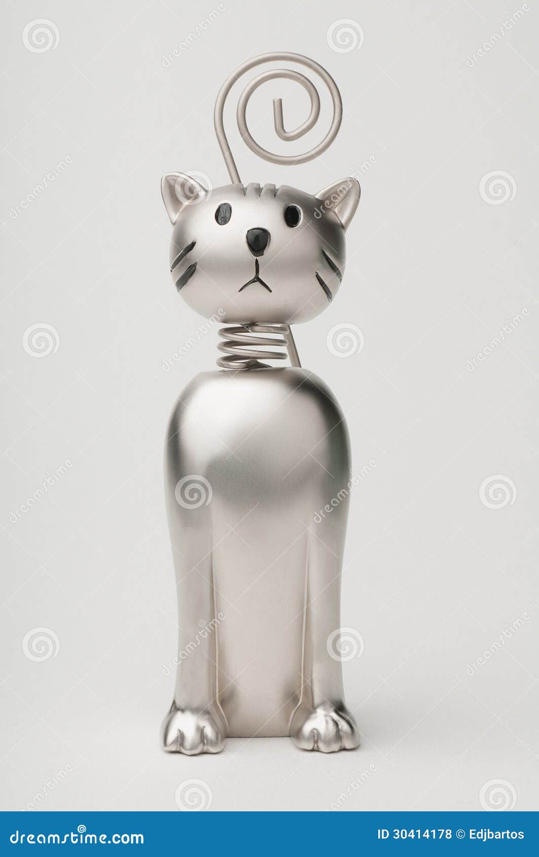 Gato del metal foto de archivo. Imagen de divertido, gato - 30414178