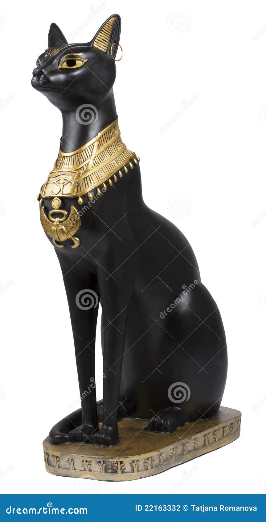 Gato egípcio foto de stock. Imagem de protetor, mitologia - 22163332