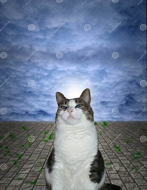 Gato orgulloso stock de ilustración. Ilustración de orgulloso - 78647773