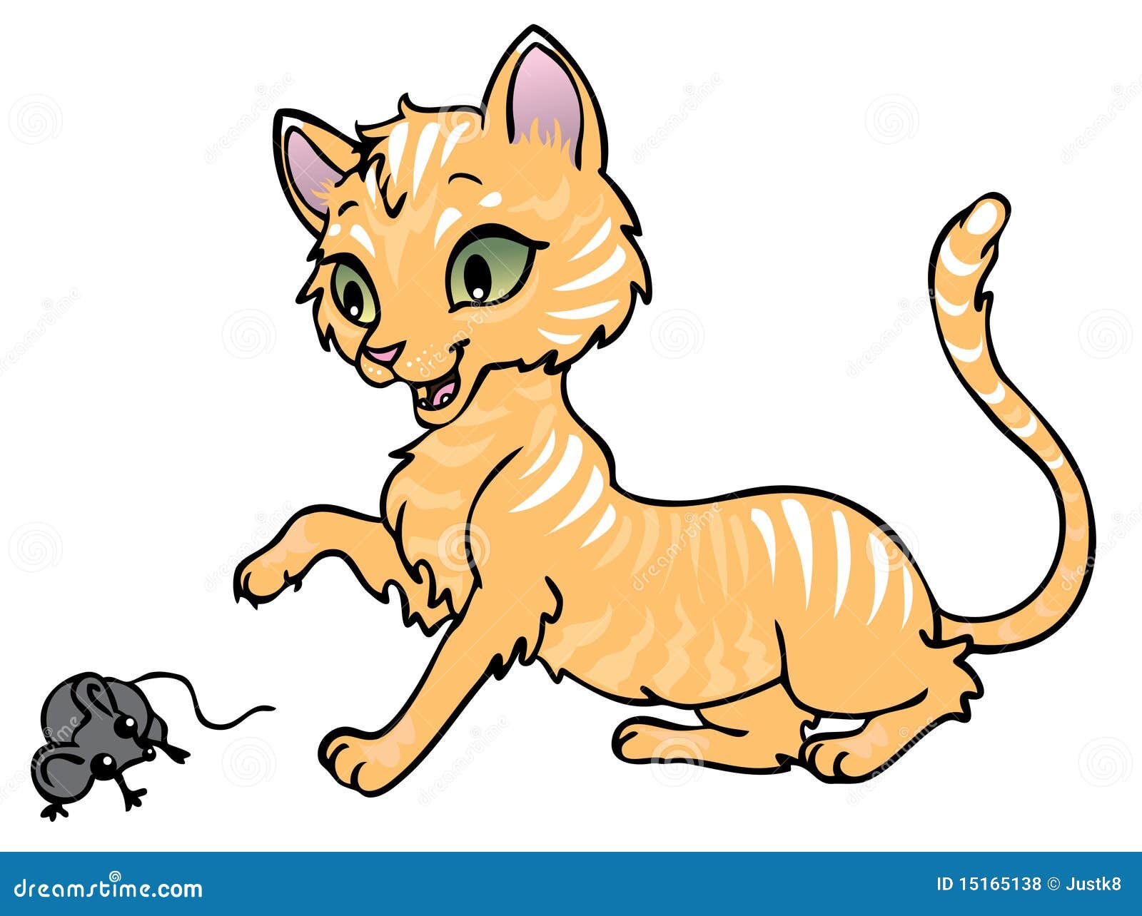 Gato y ratón stock de ilustración. Ilustración de vagabundeo - 15165138