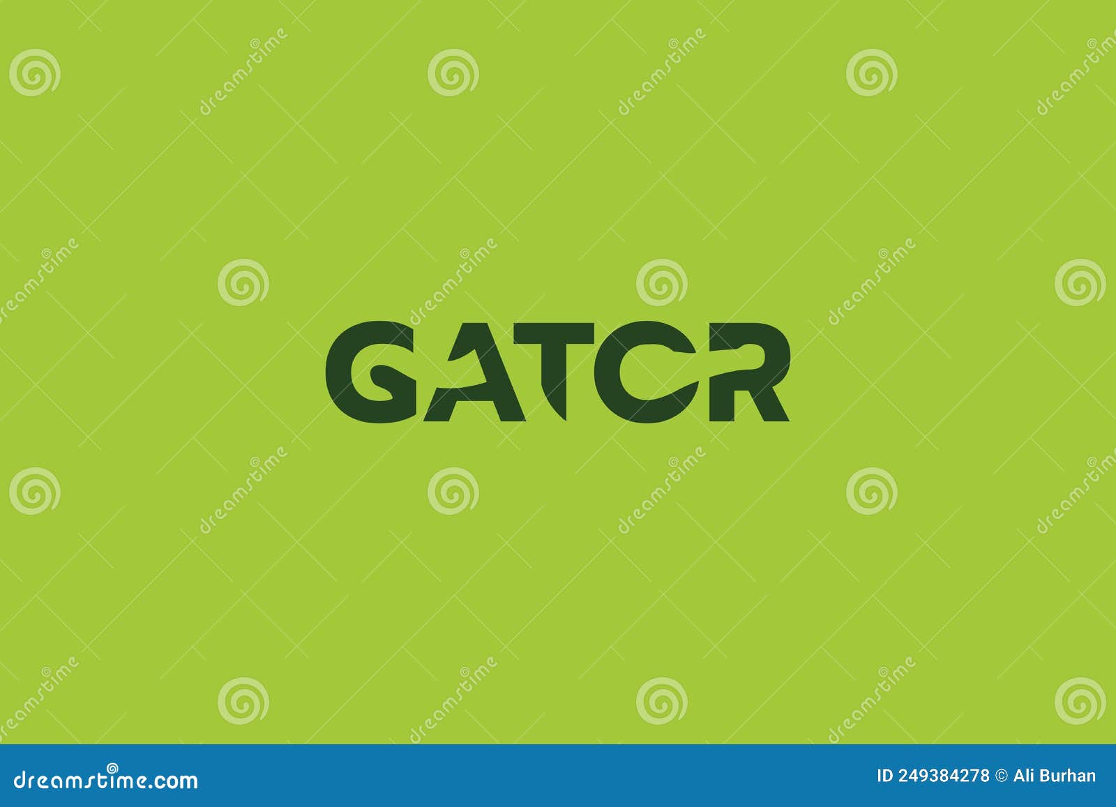 Gator Logo with Gator Lettering and Hidden Alligator between the ...