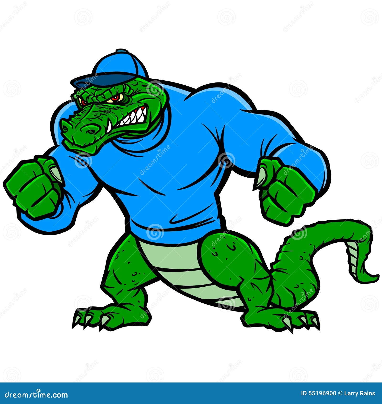 Gator Mascot Extreme stock vector. Illustration of teeth - 55196900