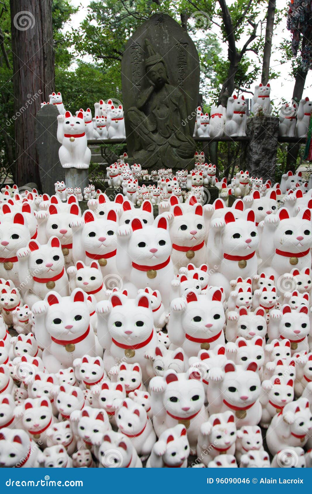 Gatos de Buda foto de archivo. Imagen de cultura, budista - 96090046