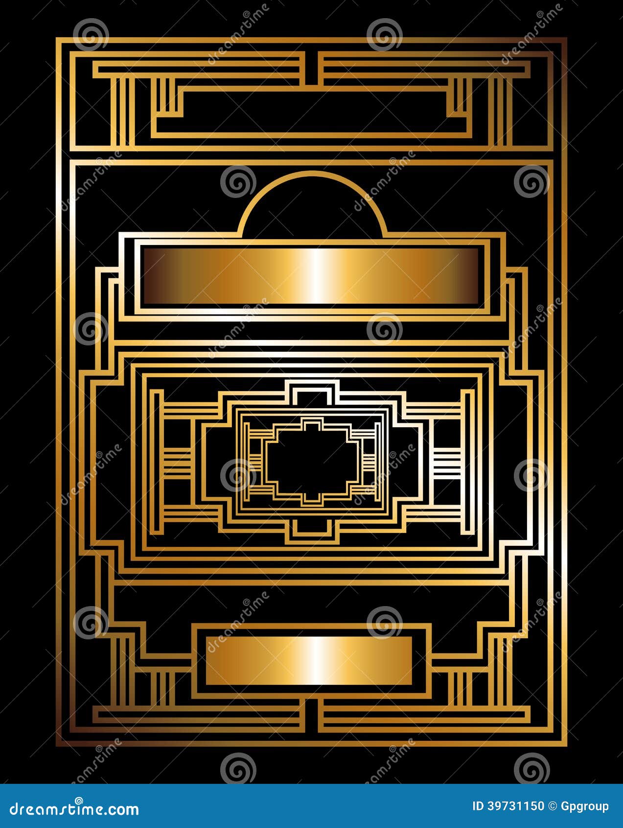 Gatsby design stock vector. Illustration of striped, deco - 39731150
