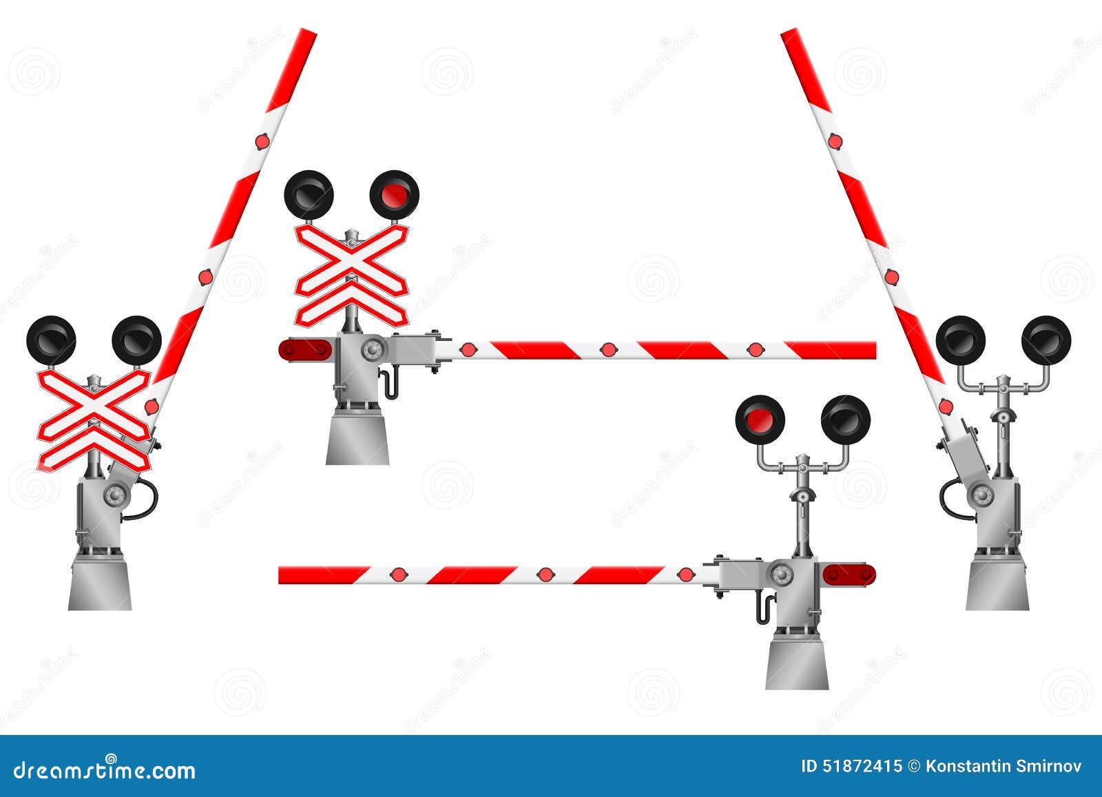 Gatter vektor abbildung. Illustration von signal, gatter - 51872415