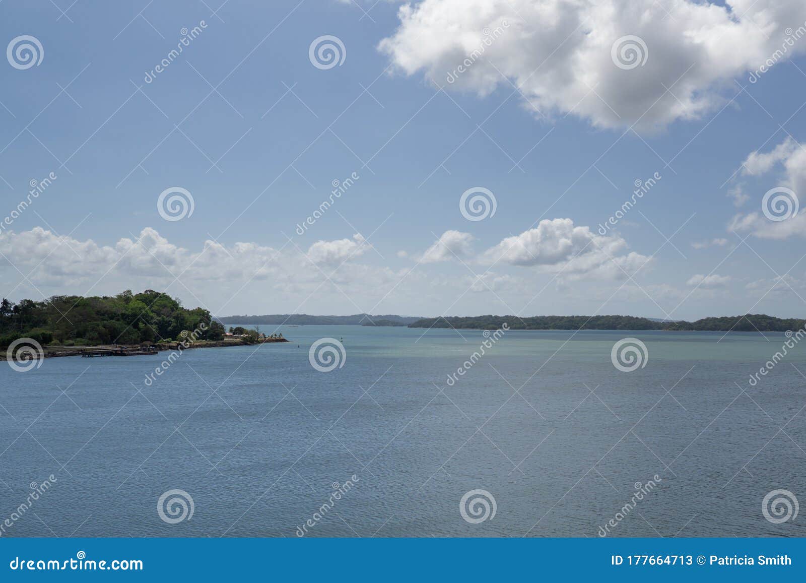 Panoramic Of Gatun Dam Royalty-Free Stock Photography | CartoonDealer ...