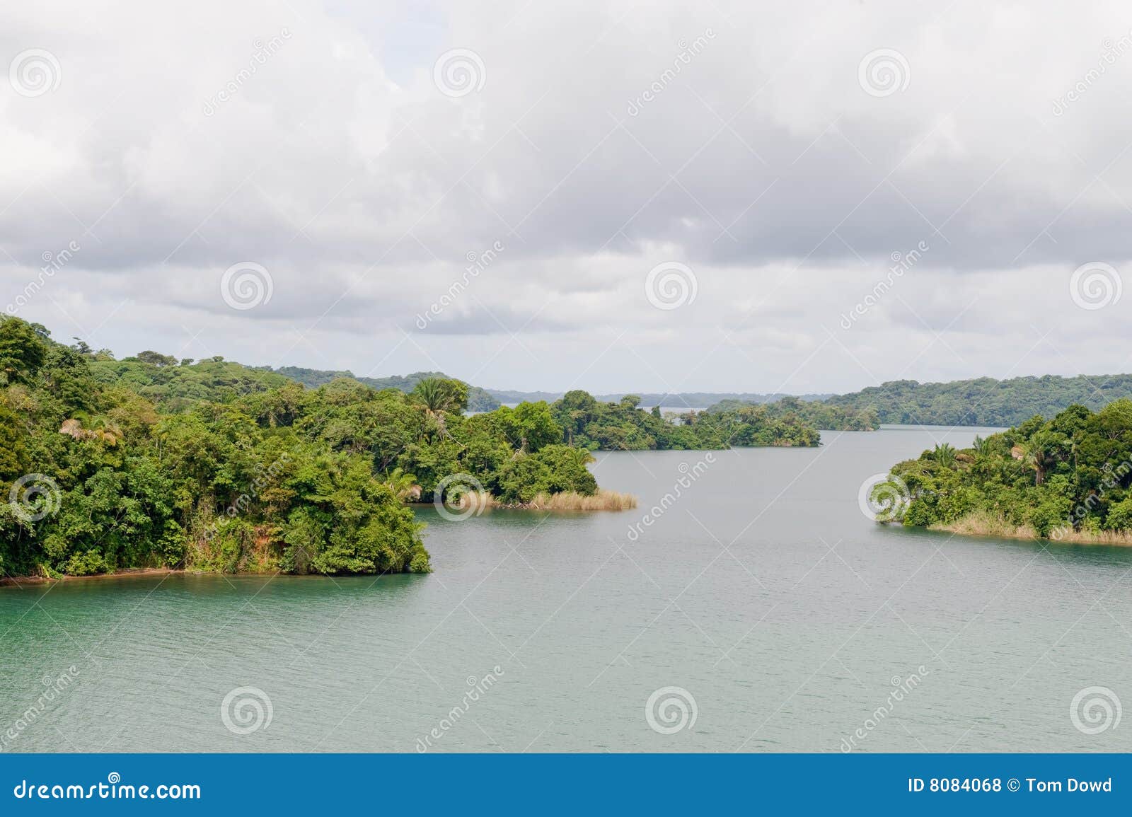 Gatun lake scenic Panama stock photo. Image of coastal - 8084068