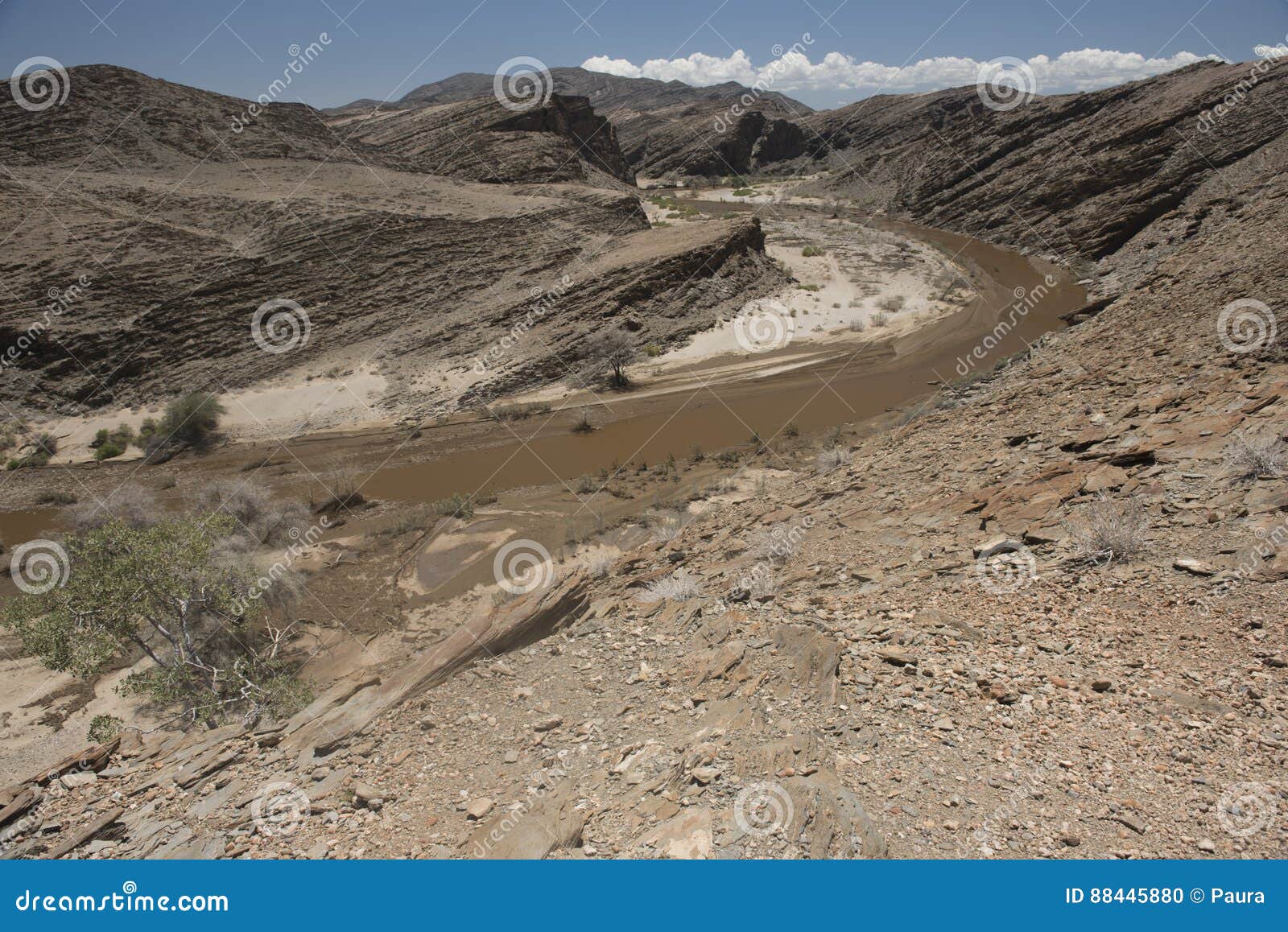 Gaub River - Namibia stock photo. Image of african, pohamba - 88445880