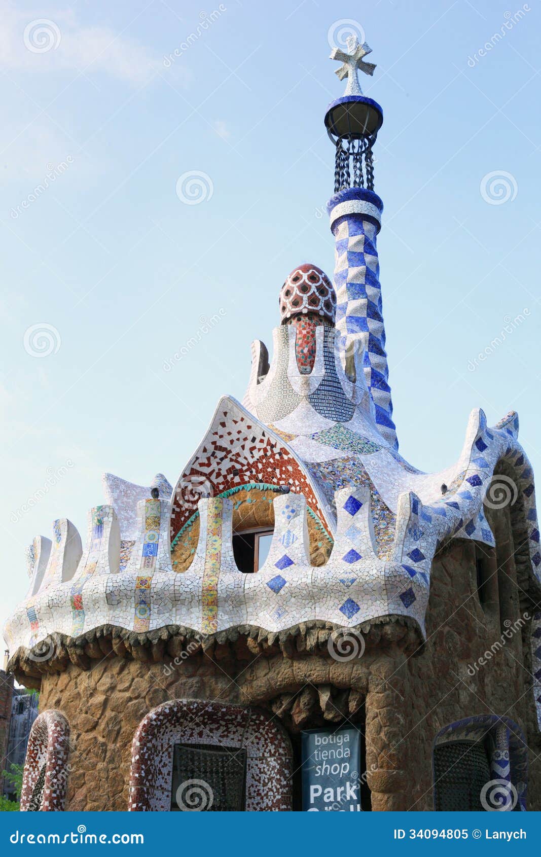 Gaudi stock image. Image of nature, landscape, sightseeing - 34094805