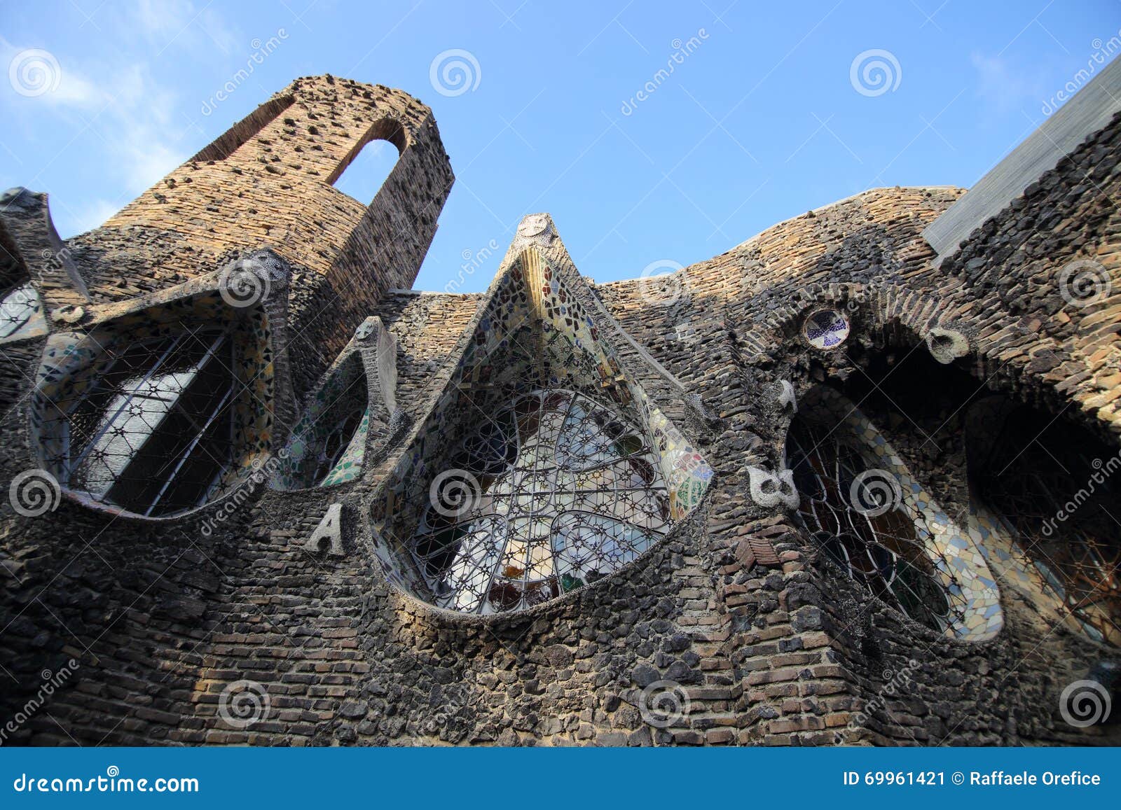 Gaudi Crypt, Barcelona, Spain Stock Image - Image of barcelona ...