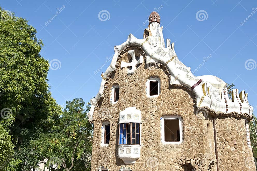 Gaudi hause editorial stock photo. Image of city, european - 22459133
