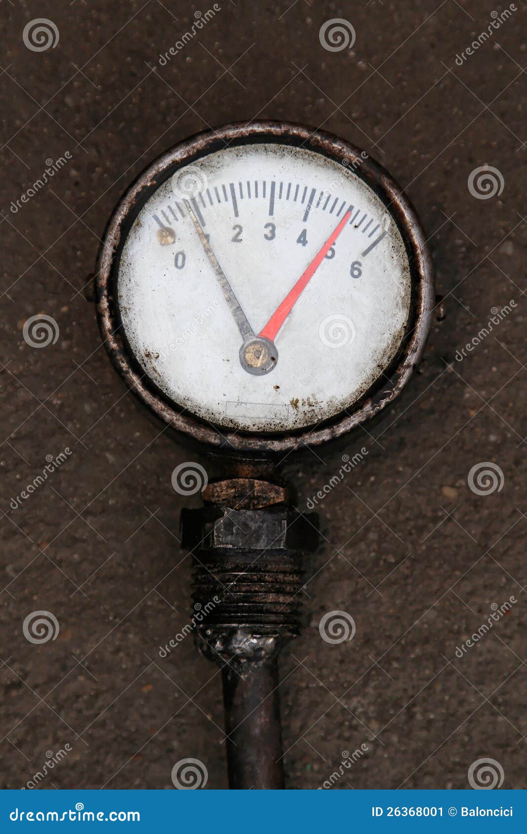 Rusty Old Car Gauge Stock Photography | CartoonDealer.com #271428986