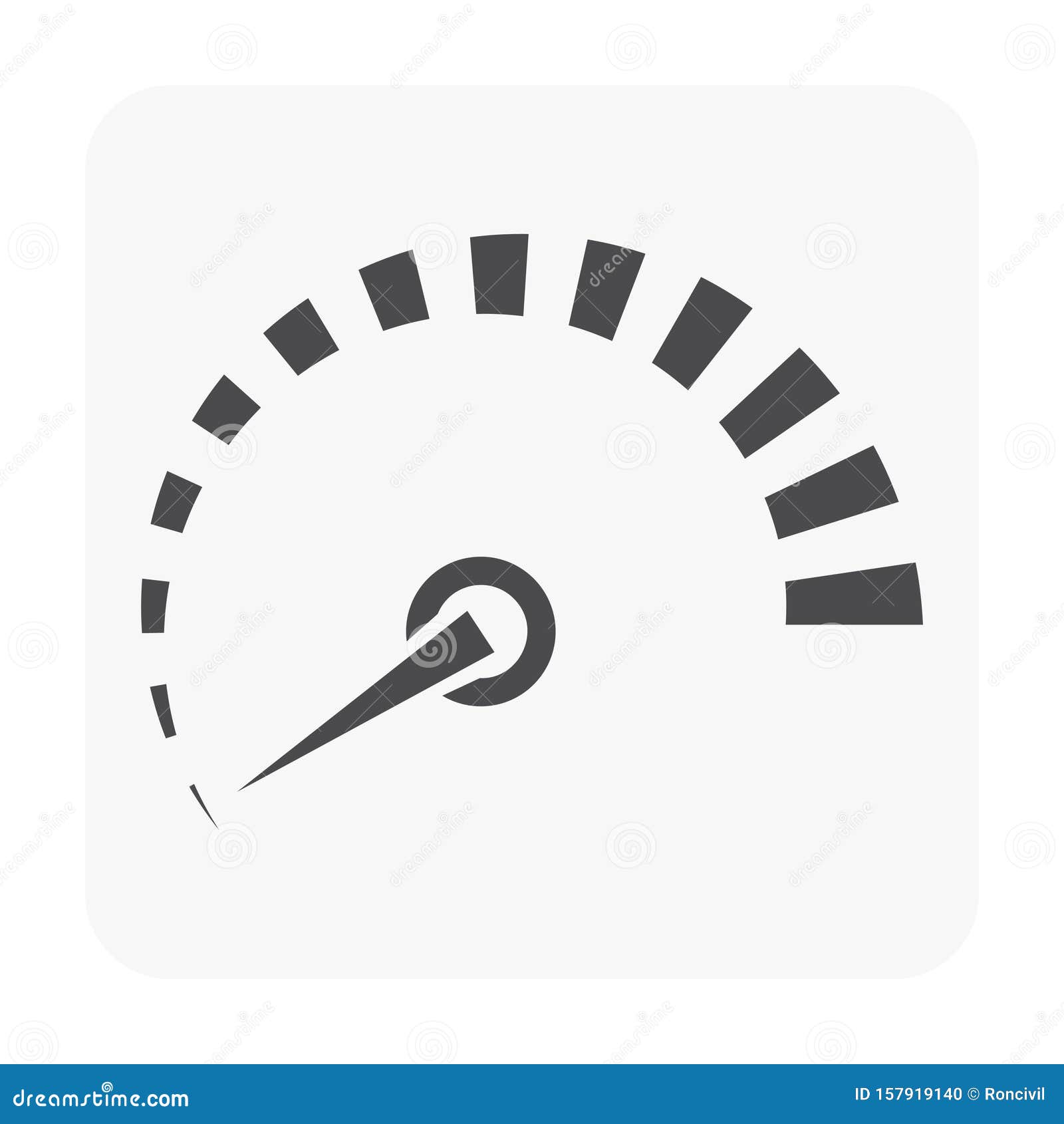 Gauge meter icon stock vector. Illustration of graphic - 157919140