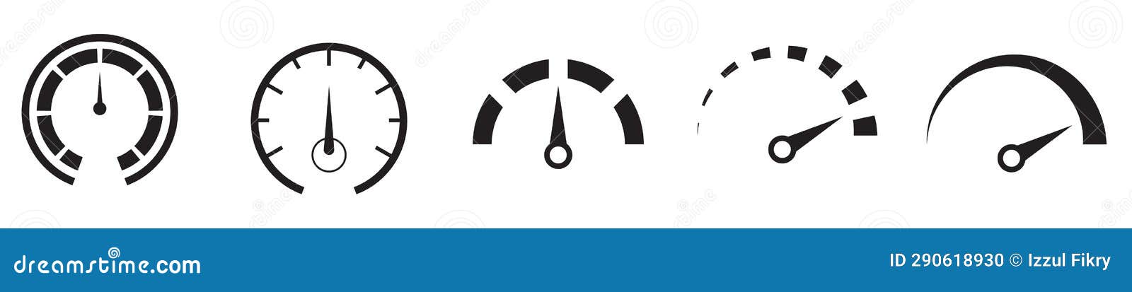 Speedometer For Car . Fuel Gauge And Tachometer Vector | CartoonDealer ...