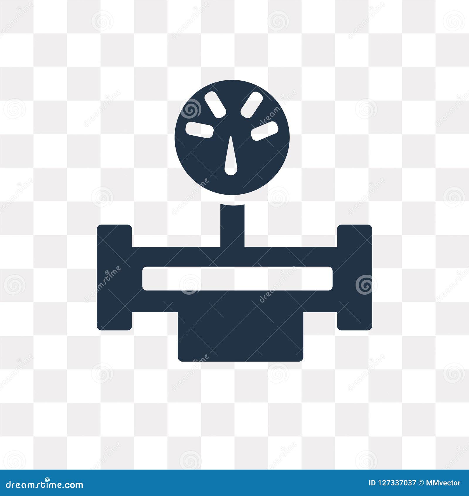 Gauge Vector Icon Isolated on Transparent Background, Gauge Tra Stock ...