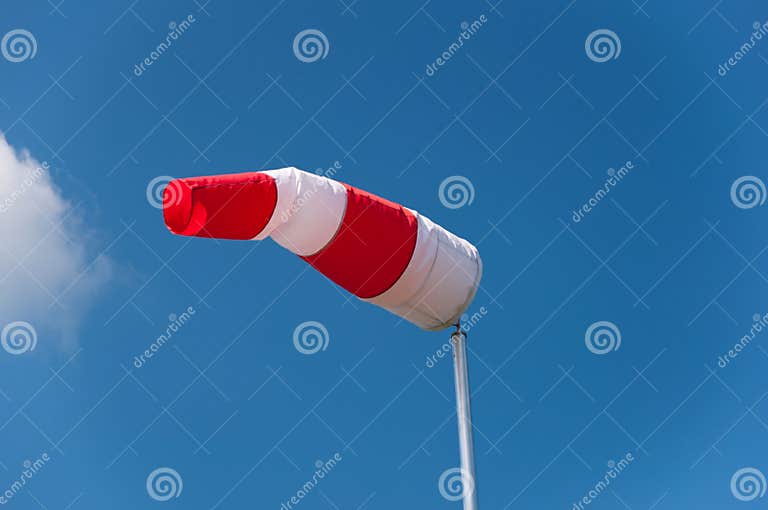 Wind sock stock photo. Image of blue, direction, anemometer - 29769504