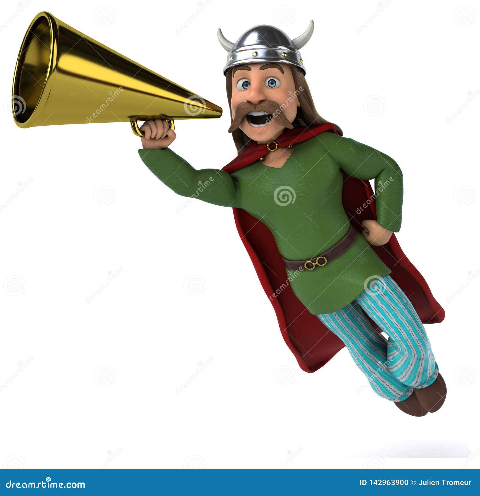 Gaul Warrior - 3D Illustration Stock Illustration - Illustration of ...