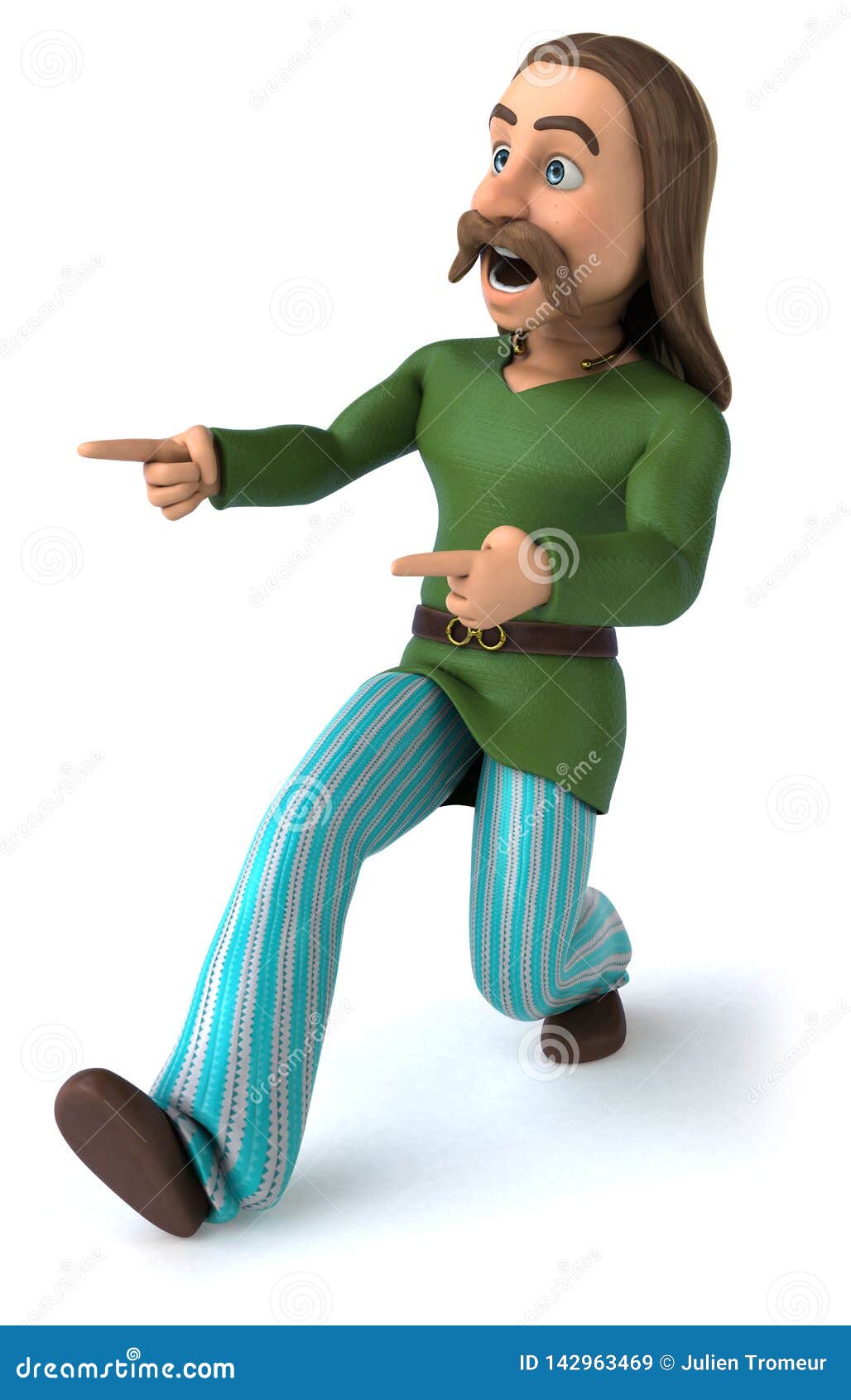 Gaulois - 3D Illustration stock illustration. Illustration of german ...