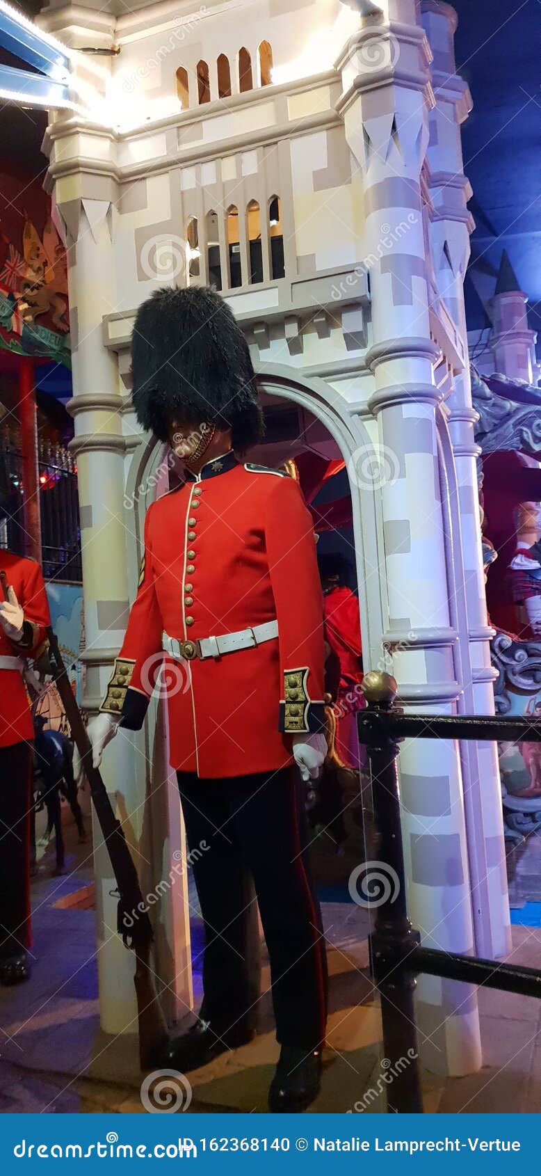 Gaurd Castle Red London Night Editorial Image - Image of gaurd, london ...