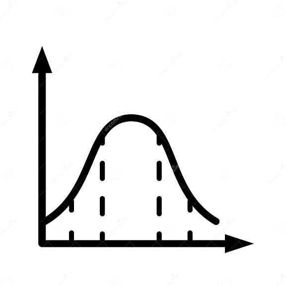 Gauss Curve, Normal Probability Distribution Stock Illustration ...