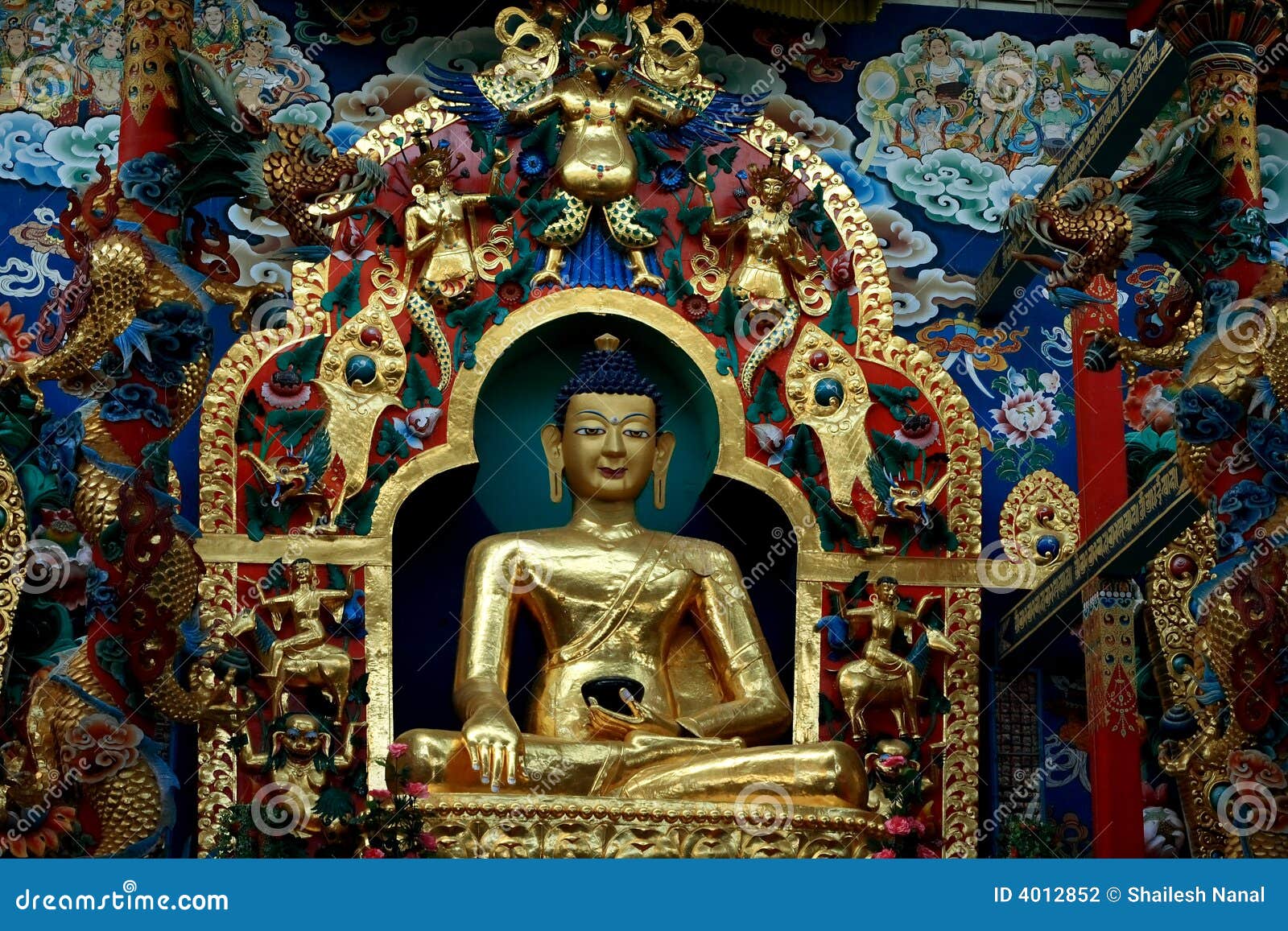 Gautama Buddha stock photo. Image of artistic, statuettes - 4012852