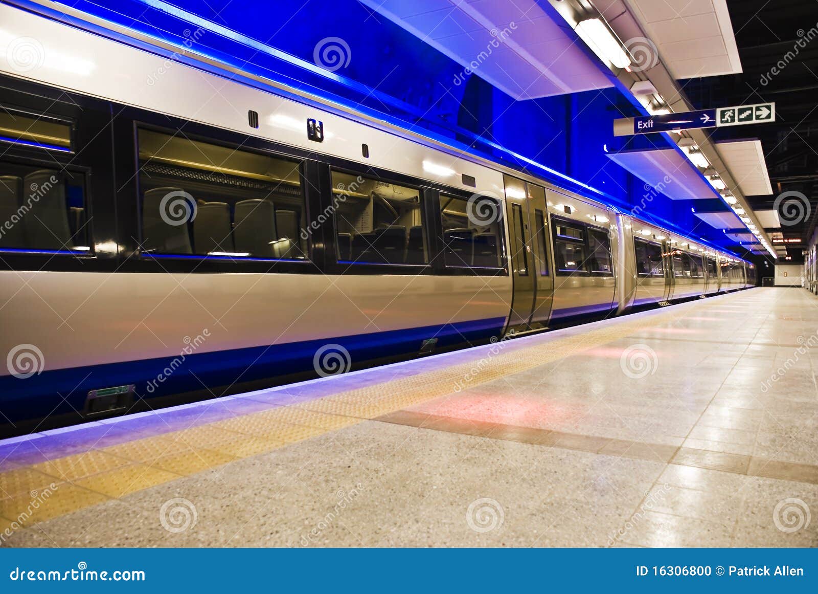 Gautrain - High Speed Commuter Train Stock Photo - Image of train ...