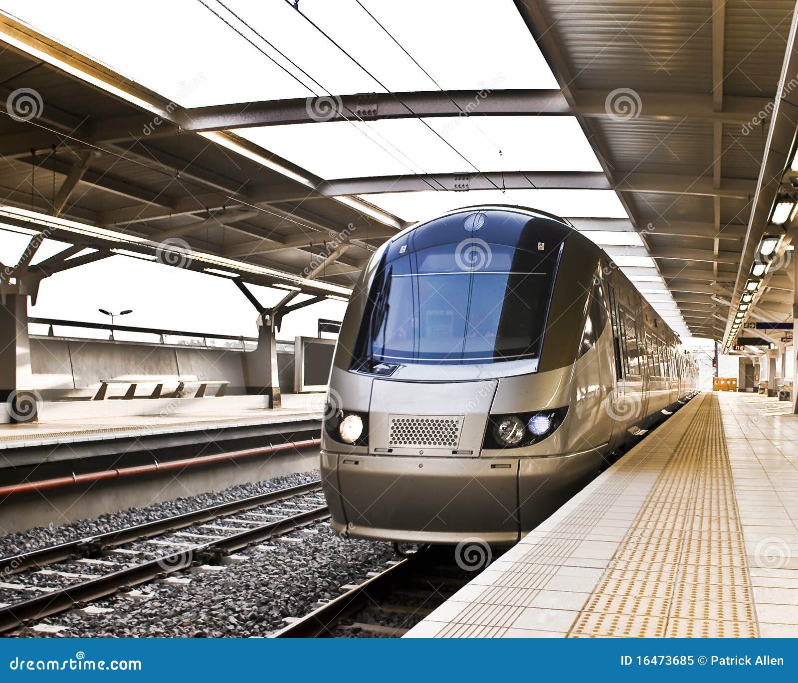 Gautrain - High Speed Commuter Train Stock Image - Image of sleek ...