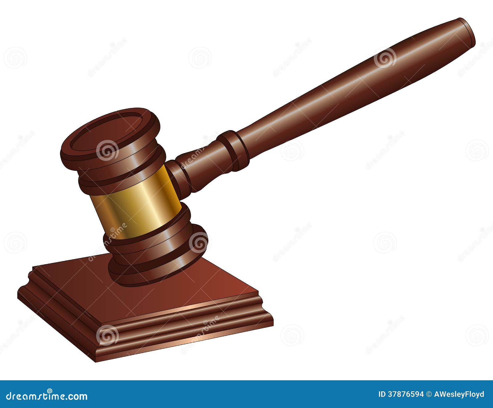Gavel stock vector. Illustration of decisions, brown - 37876594