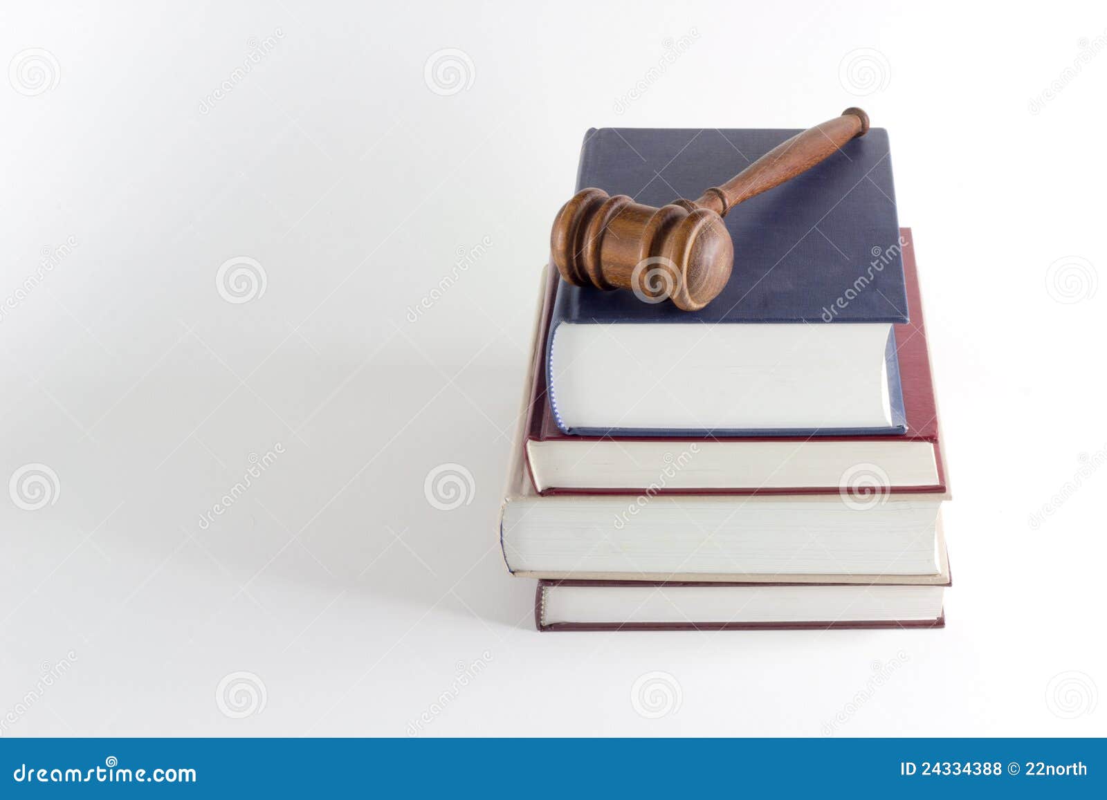 Gavel atop Legal Texts stock photo. Image of sentence - 24334388