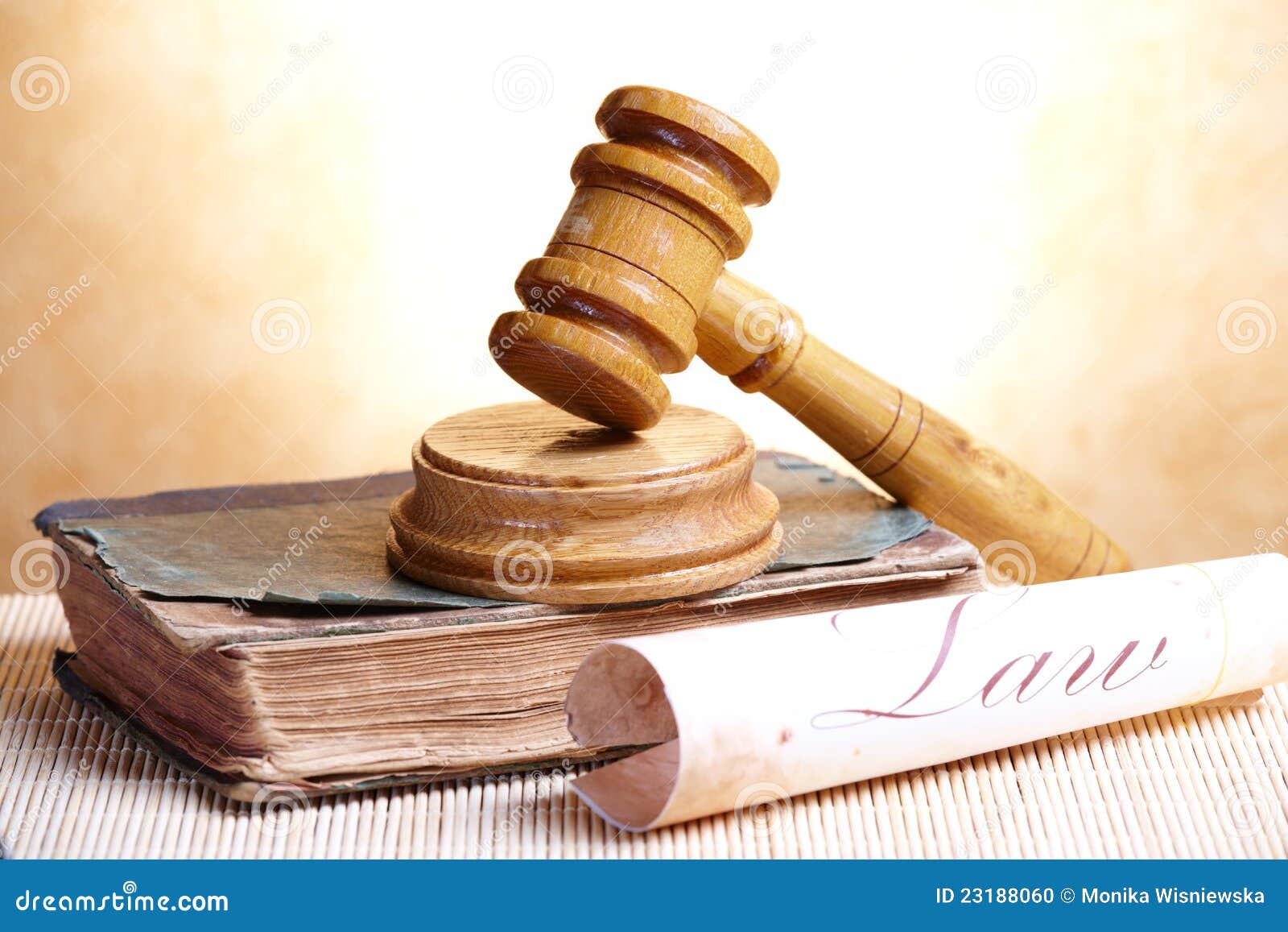 Gavel and book stock photo. Image of arbitrate, judgment - 23188060