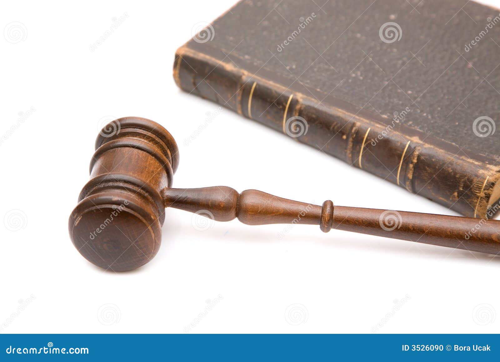 Gavel and book stock photo. Image of legal, measurement - 3526090