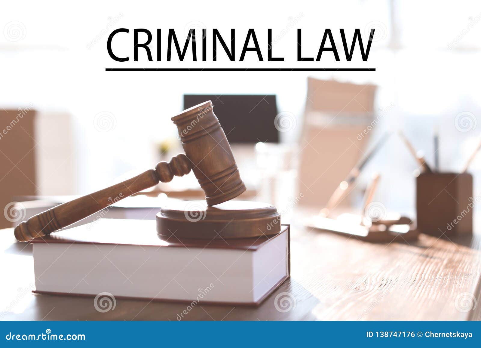 Gavel and book on table stock photo. Image of defense - 138747176