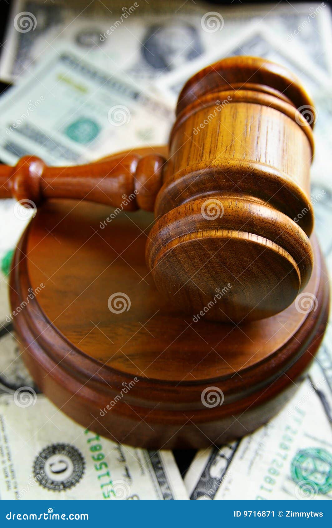 Gavel cash stock image. Image of settlement, gavel, decide - 9716871