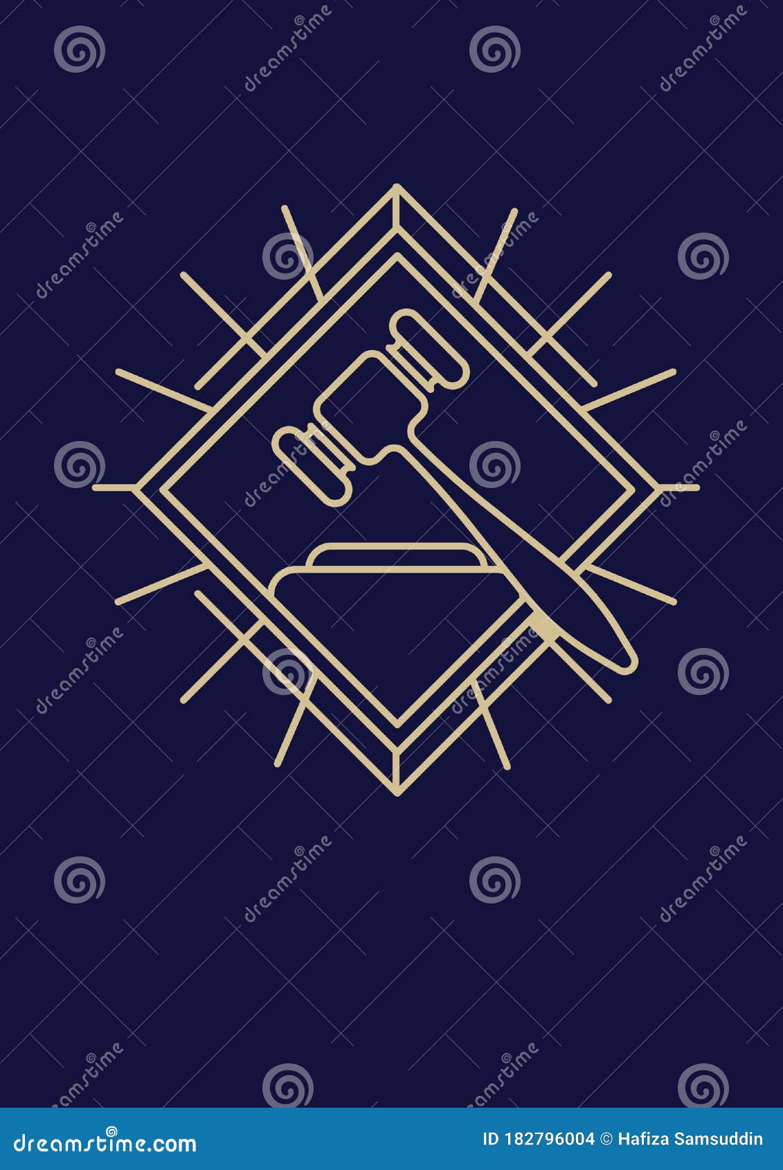 Gavel design stock vector. Illustration of maslow, gavel - 182796004