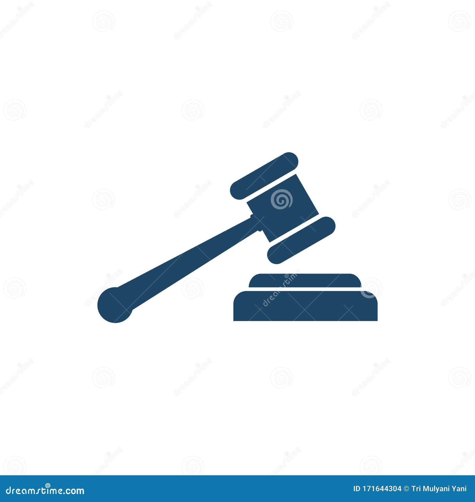 Gavel Icon Logo Vector Design Symbol Stock Vector - Illustration of ...