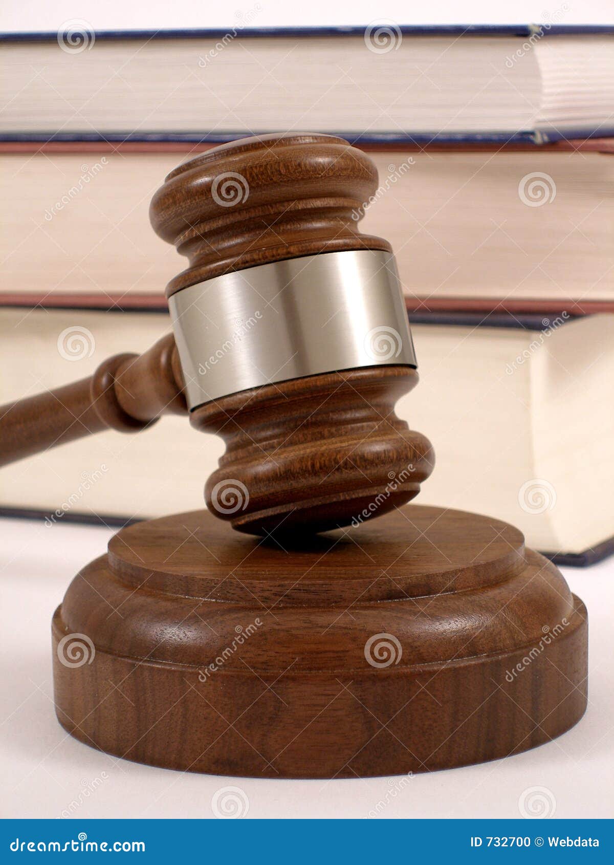 Gavel & Legal Books stock photo. Image of detective - 732700