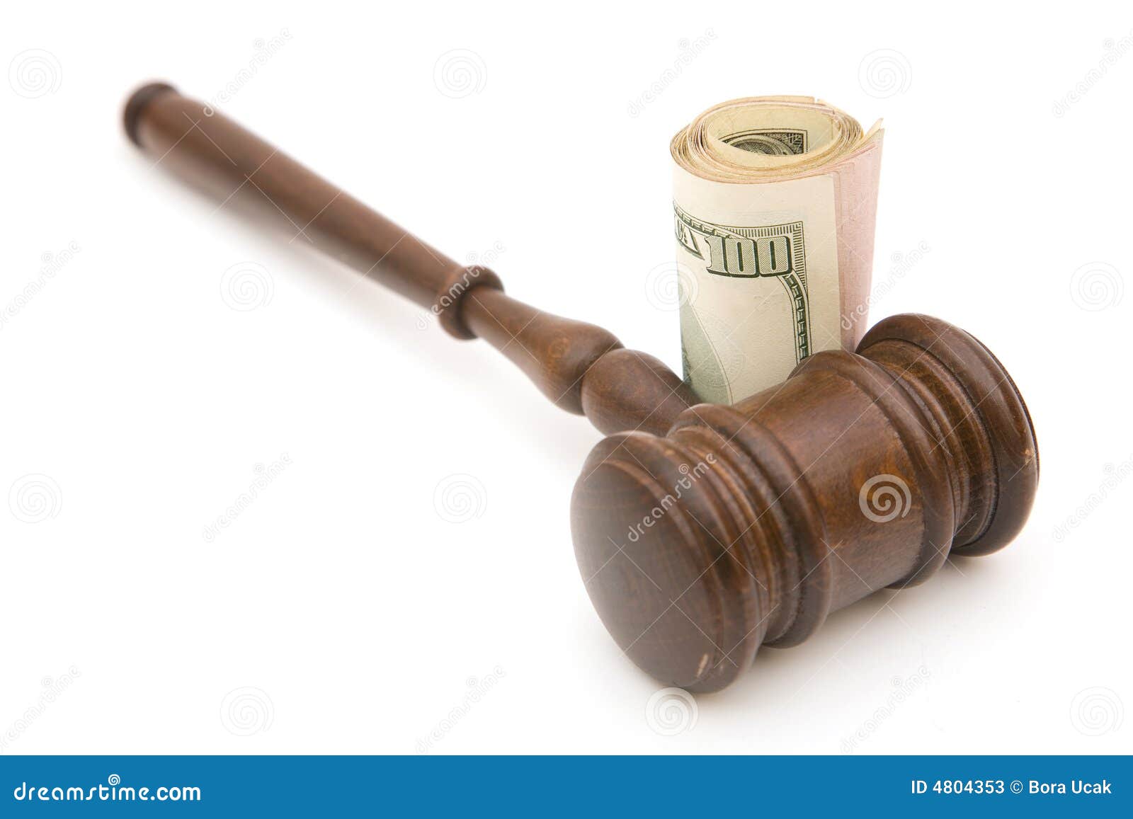 Gavel and money stock image. Image of bribe, money, gavel - 4804353