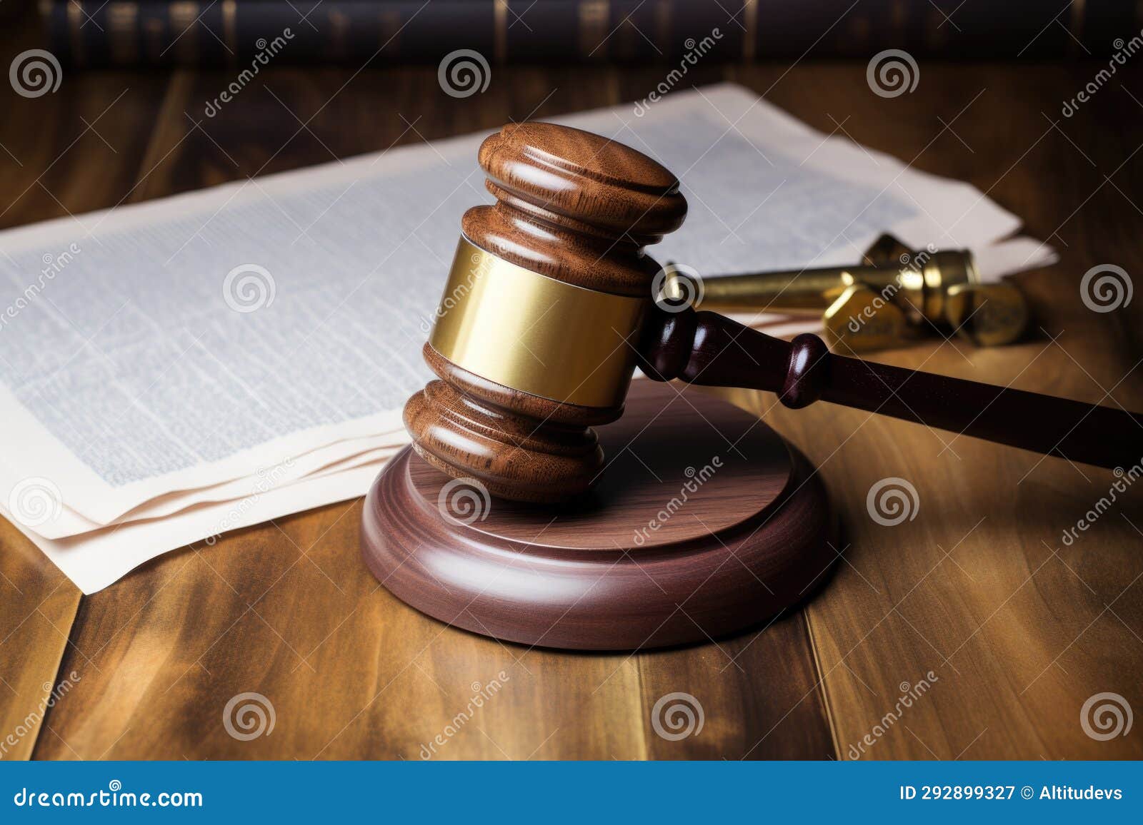 A Gavel Placed on a Paper that Has Psychic Terminologies Stock Image ...