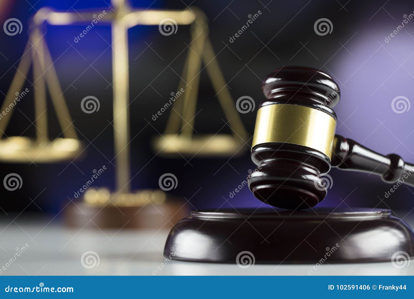 Law theme. stock photo. Image of lawyer, court, hammer - 102591406