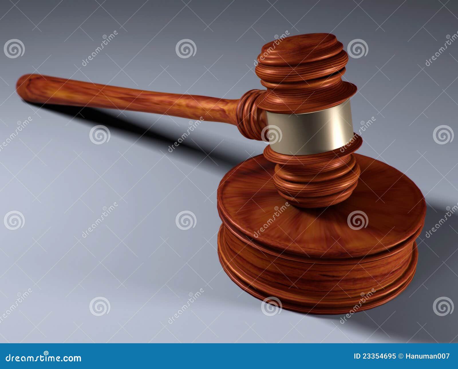 Gavel - a Small Ceremonial Mallet Stock Illustration - Illustration of ...