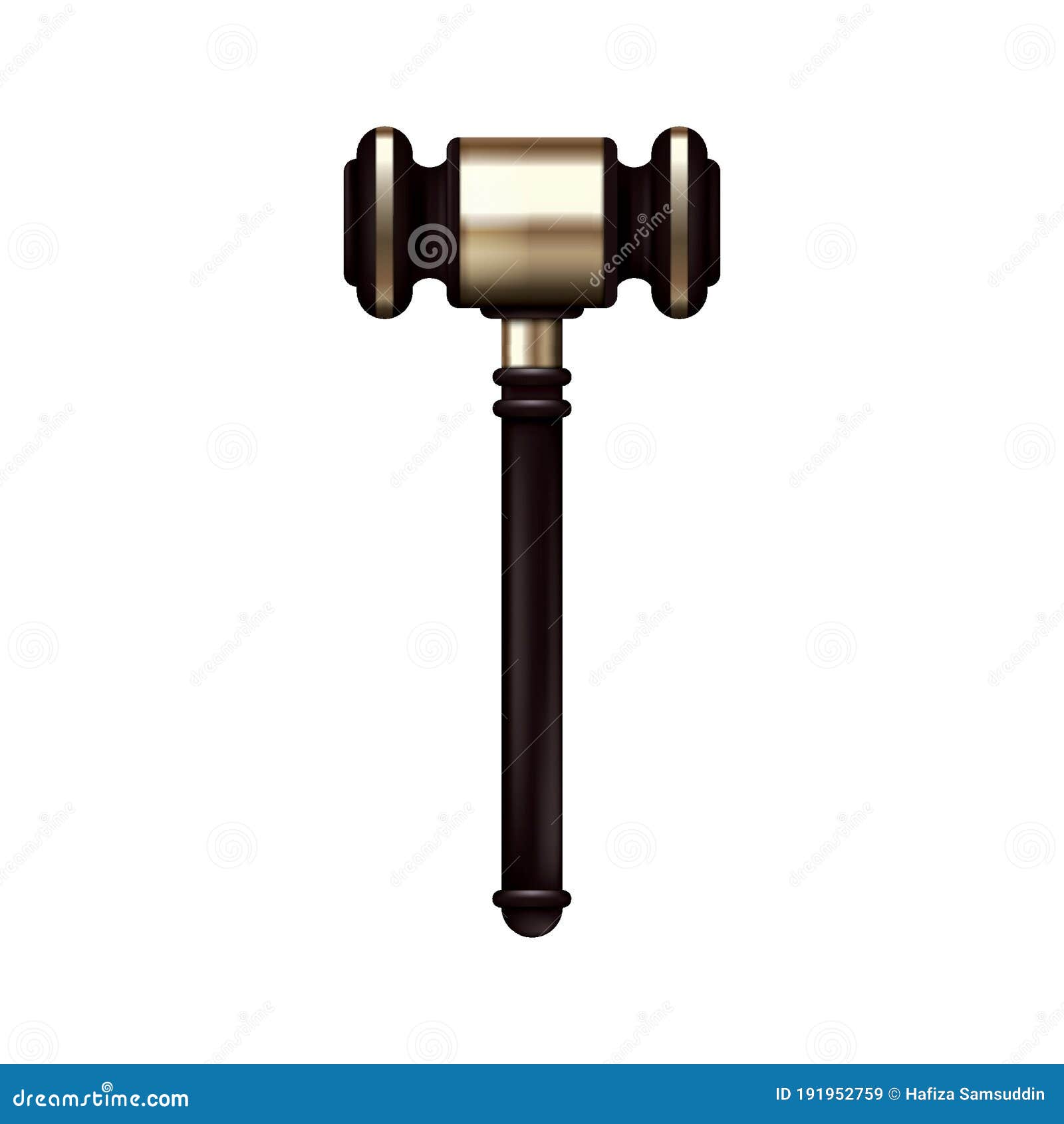 Gavel. Vector Illustration Decorative Design Stock Vector ...