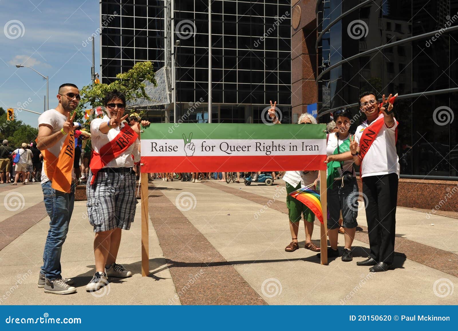 Gay Lesbian Iranians at Pride in Toronto Editorial Image - Image of ...