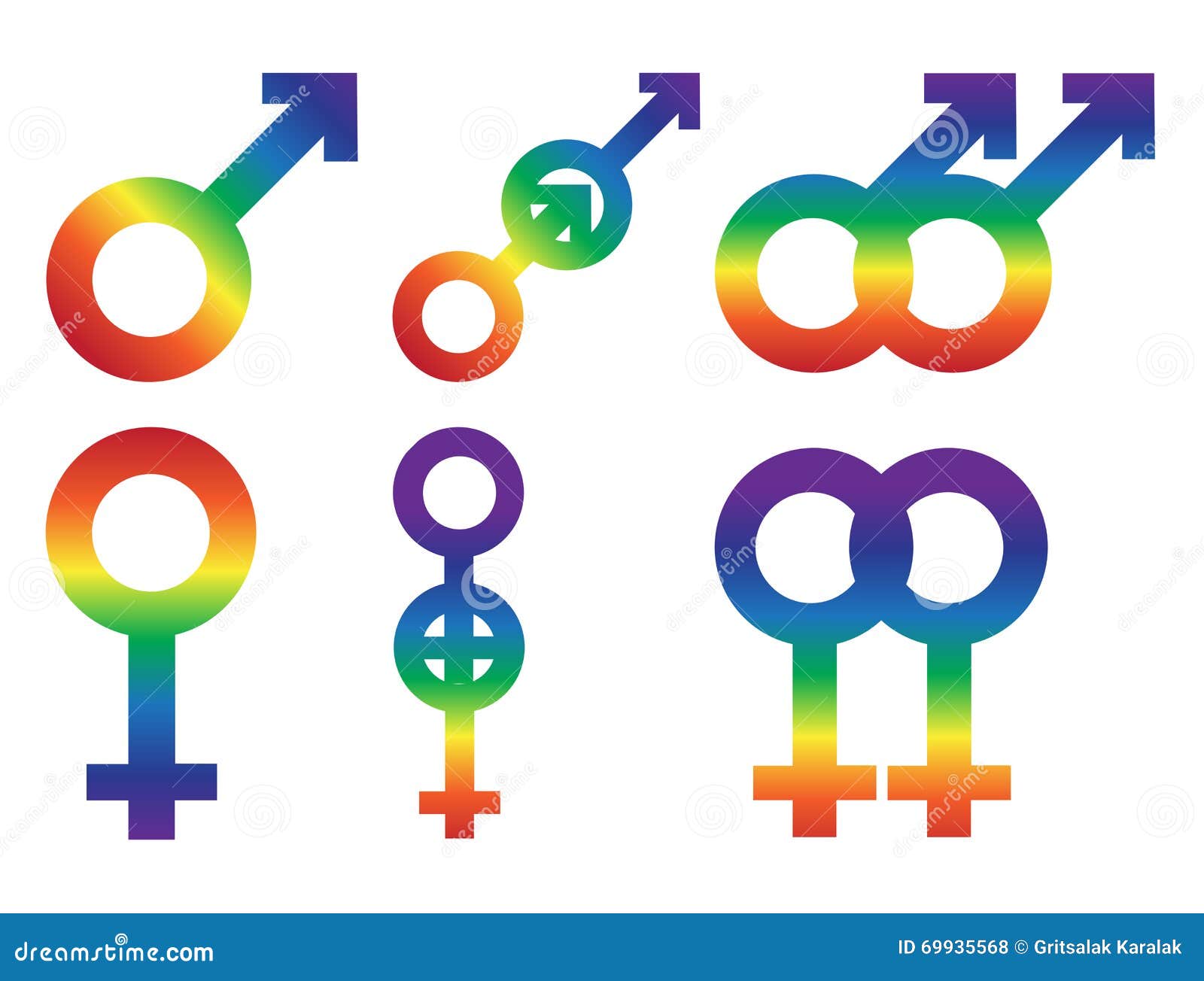 Gay logo, icon stock illustration. Illustration of couple - 69935568